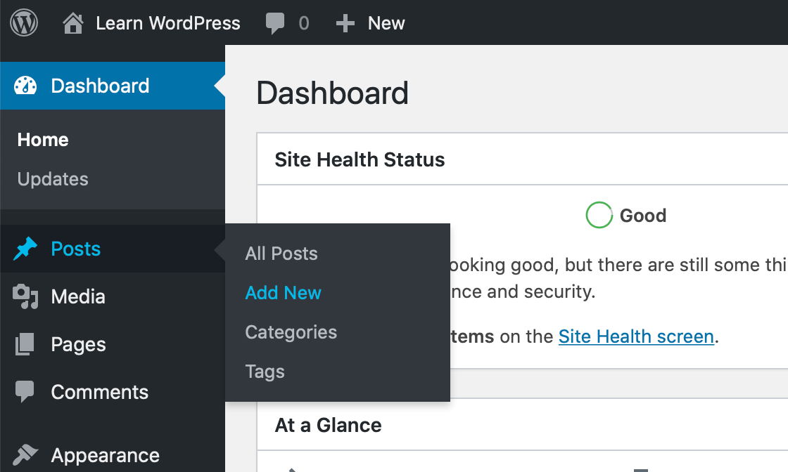 How to Publish a Blog Post in WordPress » ClickWP